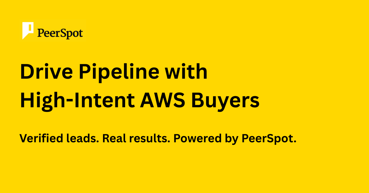 Generate Pipeline with AWS Marketplace Buyers | PeerSpot